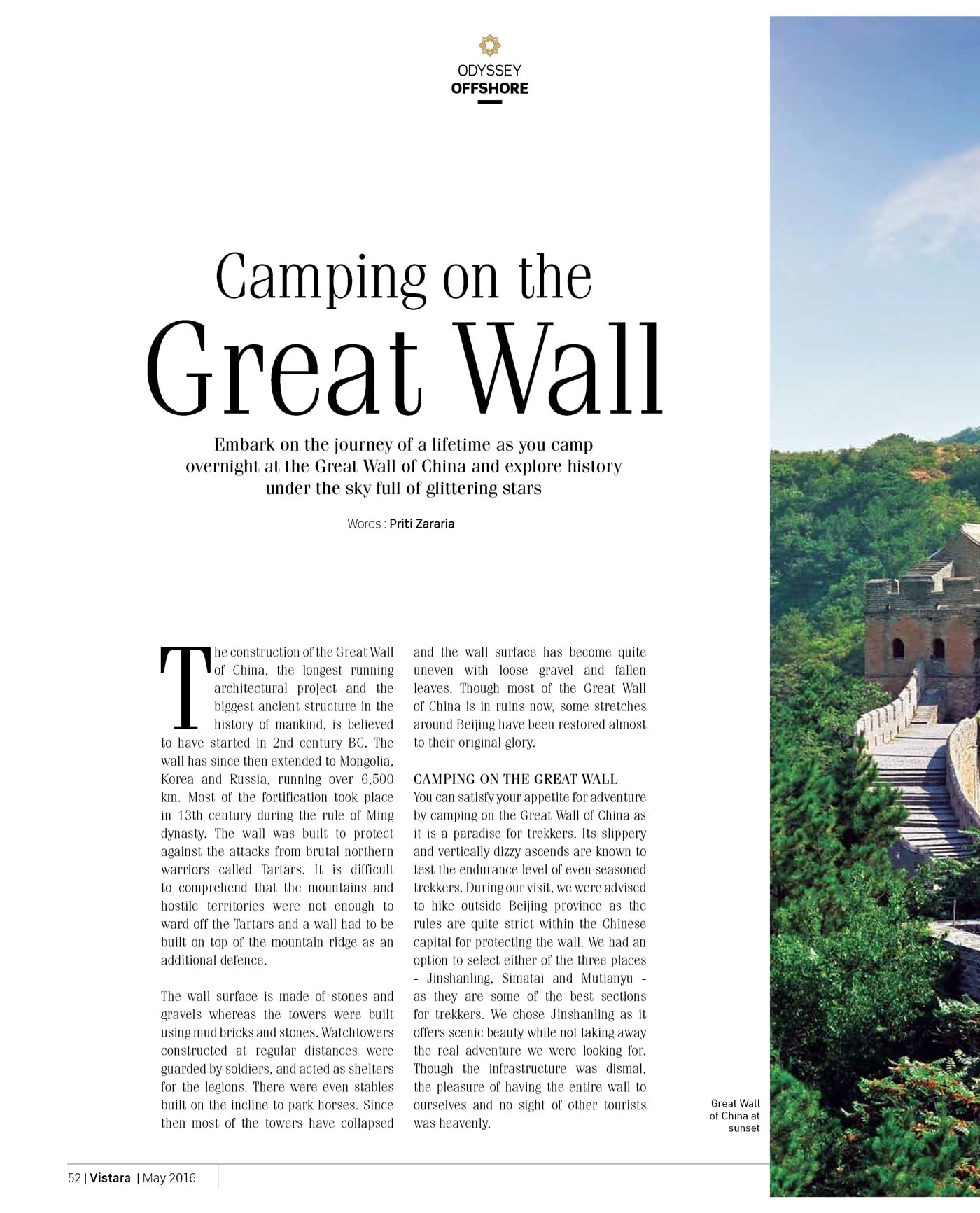Priti Zararia Vistara Inflight Mag May2016 | I love tripping! Travel ...